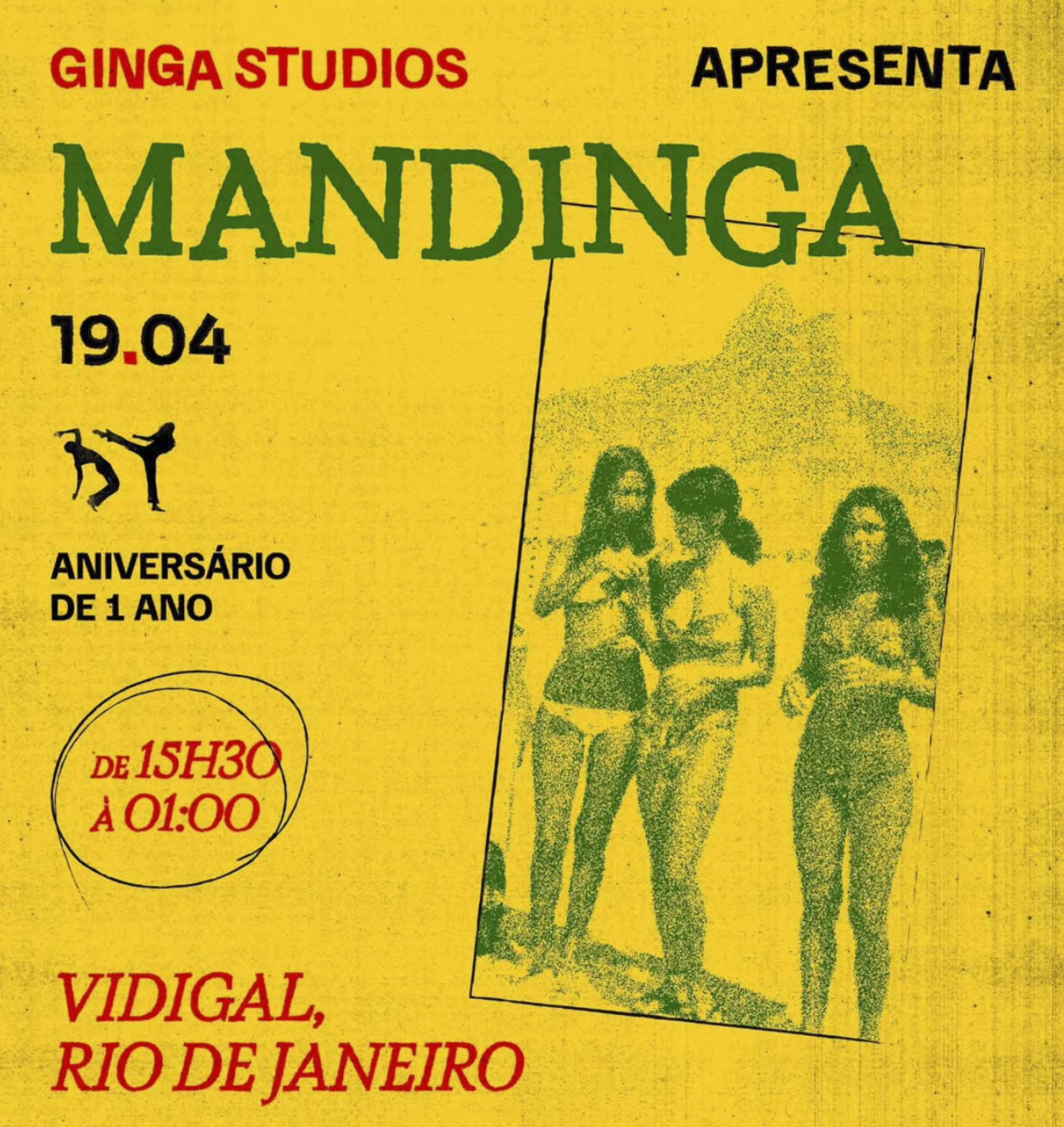 ANIVERSÁRIO 1 ANO GINGA STUDIOS NO VIDIGAL - "MANDINGA" - Ginga Studios